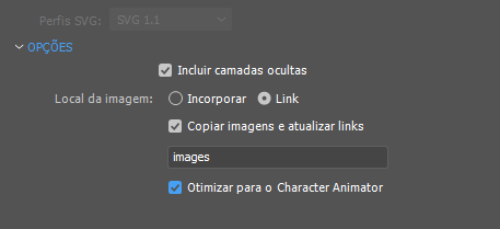 Trabalhar com arquivos SVG no Animate