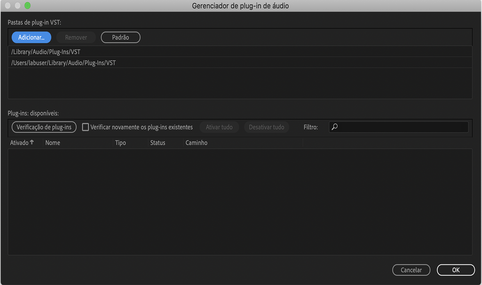 Como adicionar plug-ins de terceiros no Adobe Audition