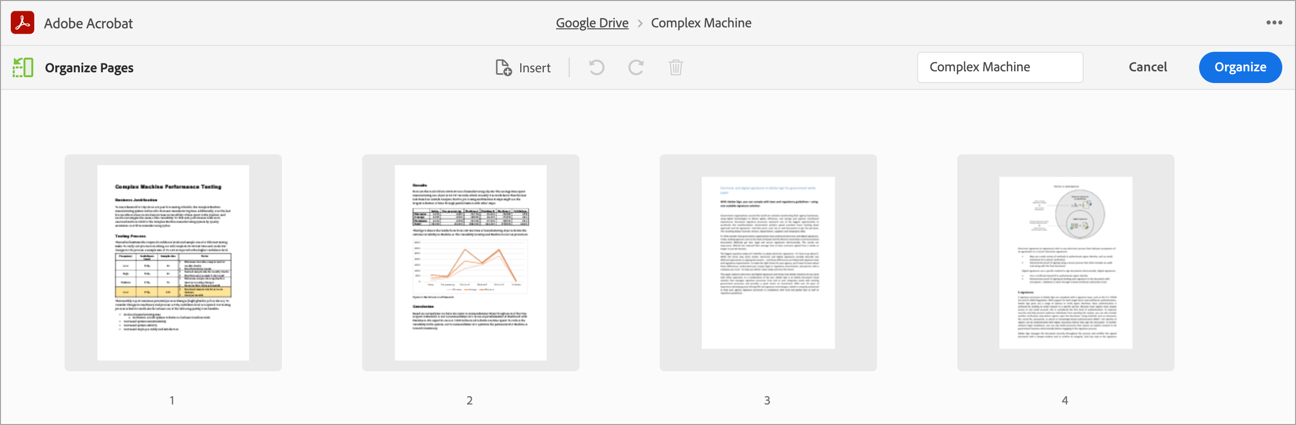 Usar a extensão Adobe Document Cloud para Google Drive