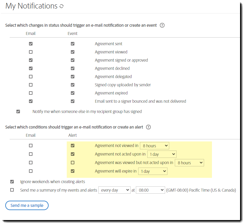 Notas de versão do Adobe Sign