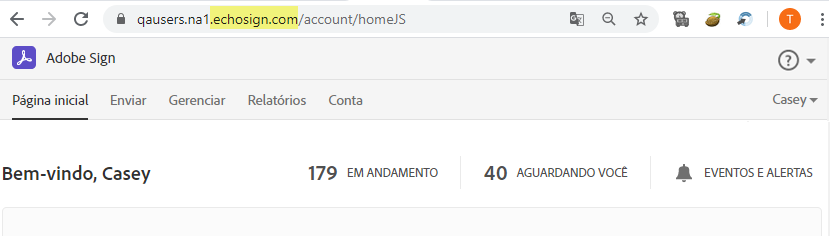 Migração de echosign.com para adobesign.com