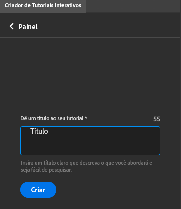 [Ai] Criar um tutorial