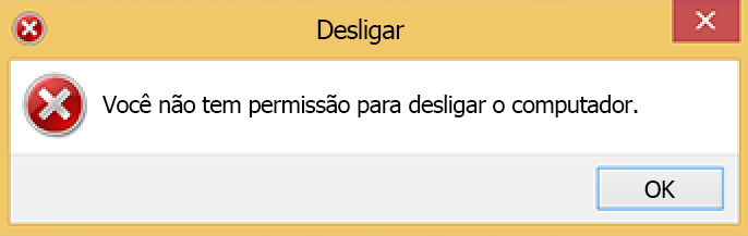 Encontre as soluções para corrigir a mensagem de erro "Você não tem ...