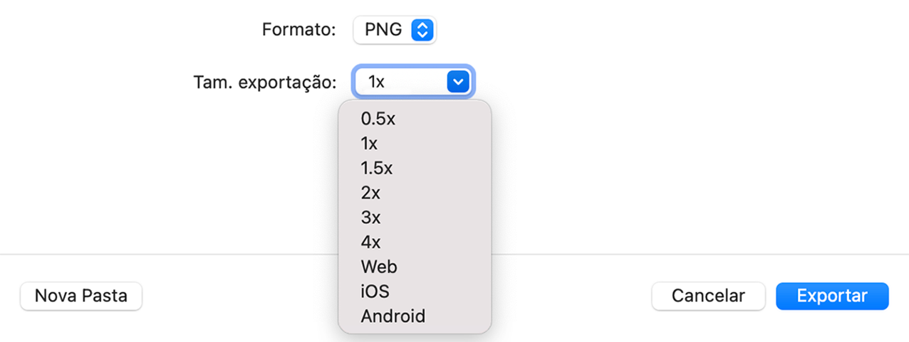 Saiba como exportar ativos do Adobe XD para os formatos de arquivo PNG, SVG, JPG e PDF.