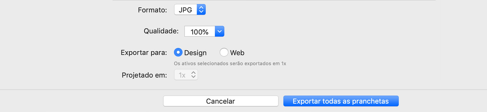 Saiba como exportar ativos do Adobe XD para os formatos PNG, SVG, JPG e PDF.