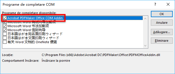 Depanați problemele legate de Acrobat PDFMaker în Microsoft Office pe ...
