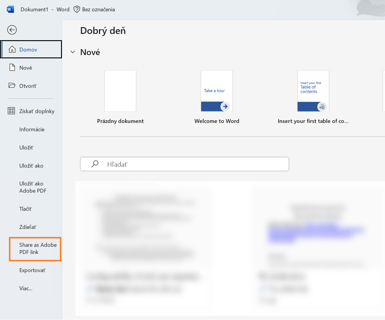Vytváranie dokumentov PDF pomocou súčasti PDFMaker v aplikácii Adobe ...