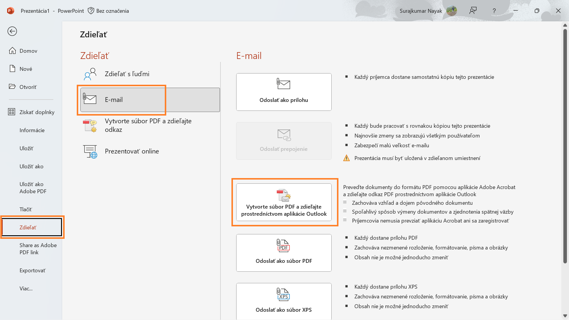 Vytváranie dokumentov PDF pomocou súčasti PDFMaker v aplikácii Adobe ...