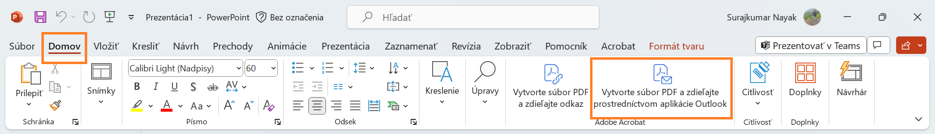 Vytváranie dokumentov PDF pomocou súčasti PDFMaker v aplikácii Adobe ...