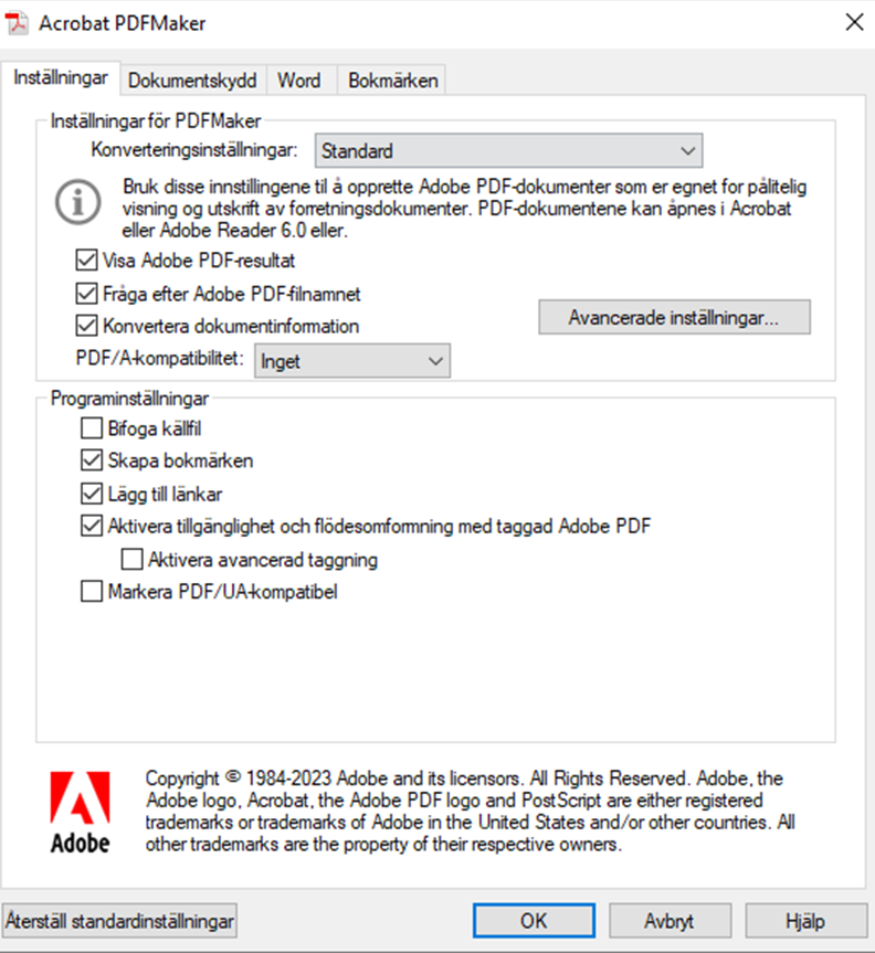 Sammanfattning av nya funktioner | Juniversionen 2023 av Acrobat
