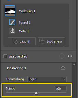 Använd Maskering för lokala justeringar i Camera Raw