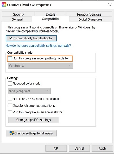 Alla program visas inte för hämtning | Creative Cloud-datorprogrammet