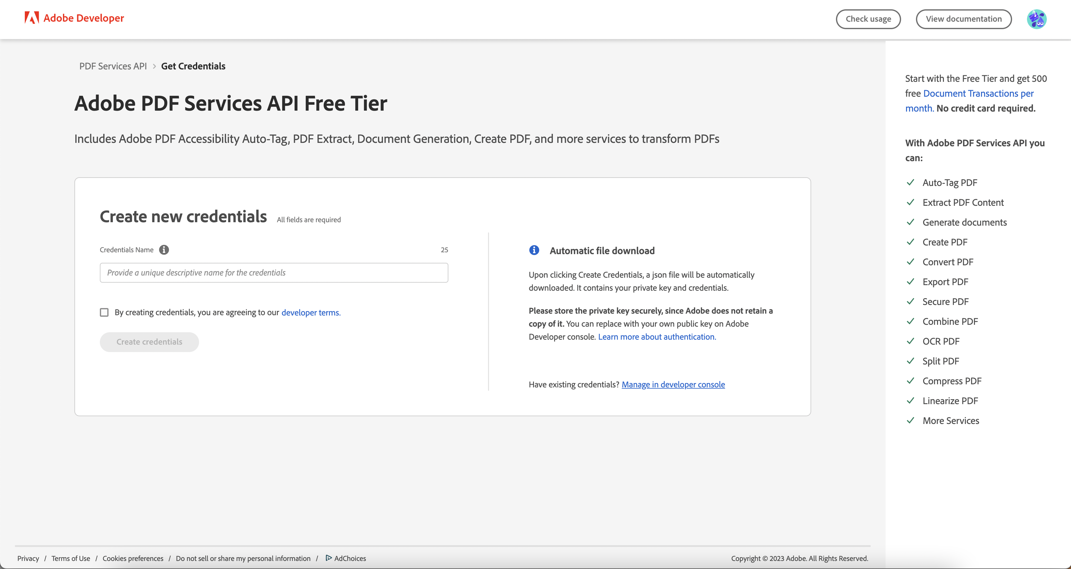 Adobe PDF Services-anslutning för Microsoft Power Automate