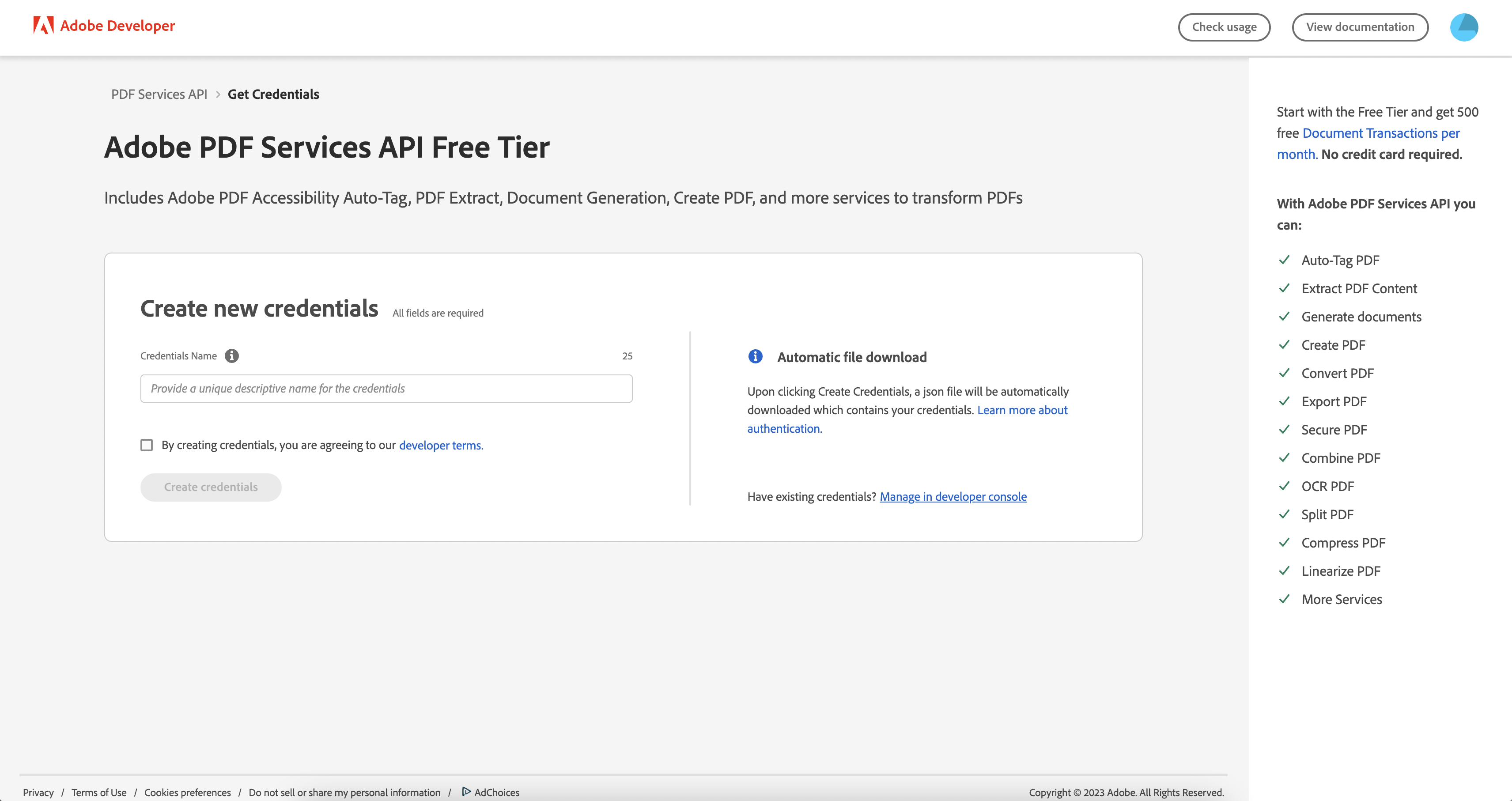 Adobe PDF Services-anslutning för Microsoft Power Automate