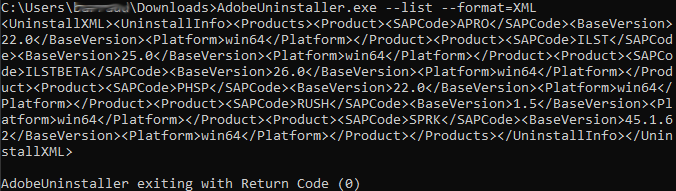Avinstallera Creative Cloud-produkter