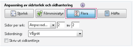 Skriva ut PDF-filer i Acrobat Reader