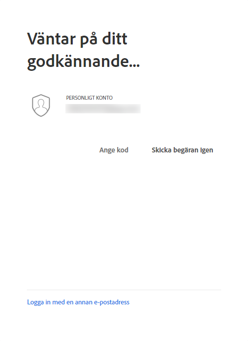 Använd Adobe Authenticator för tvåstegsverifiering