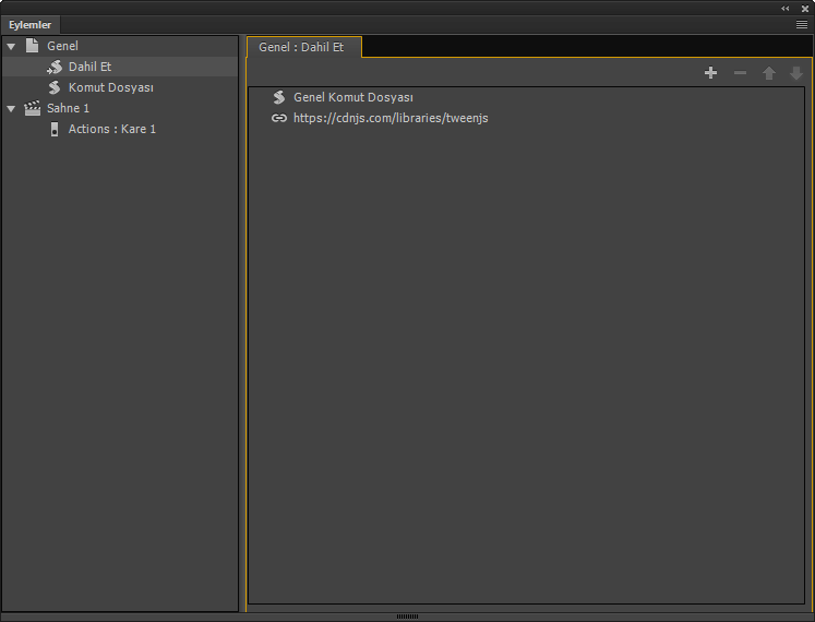 Animate'te HTML5 Canvas belgeleri oluşturma