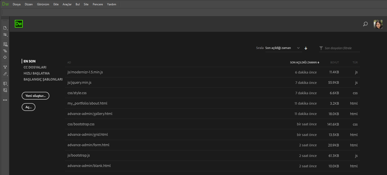 DreamWear CS6 | Web Tasarım Ve Grafik