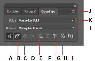 Illustrator'da özel karakterlerle çalışma