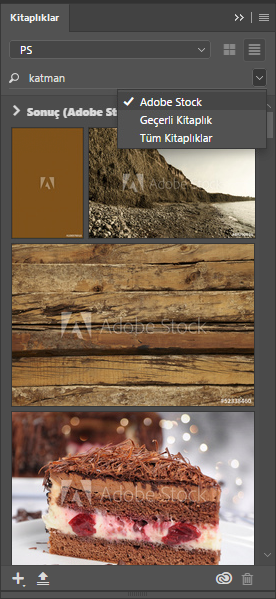 Photoshop’ta Creative Cloud Libraries