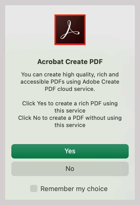 在 Adobe Acrobat 中使用 PDFMaker 创建 PDF (Windows)