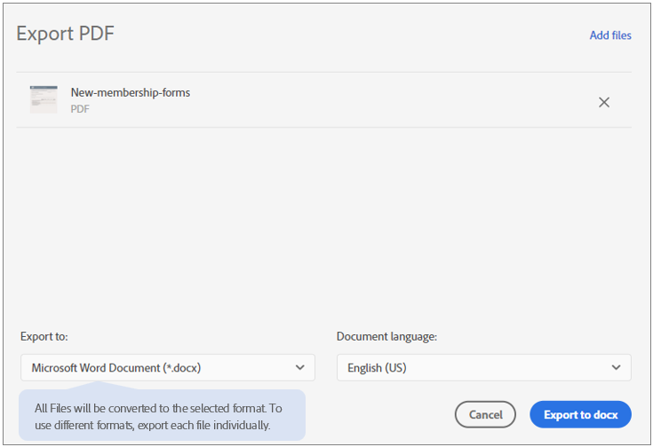 在 Adobe Acrobat Export PDF、Document Cloud 和 Reader 中使用 OCR