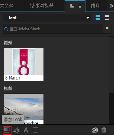 Premiere Pro 中的 Creative Cloud Libraries