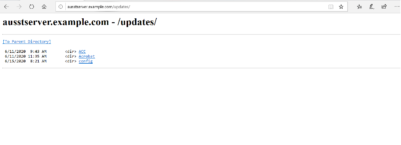 设置内部更新服务器