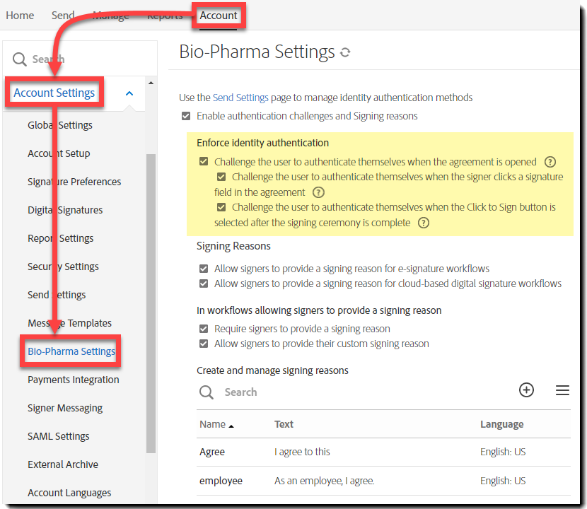 Adobe Sign 发行说明