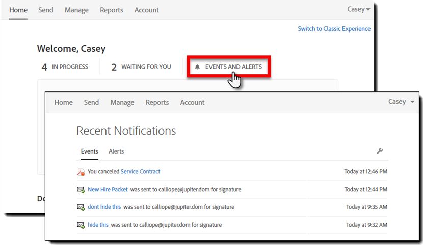 Adobe Sign 发行说明