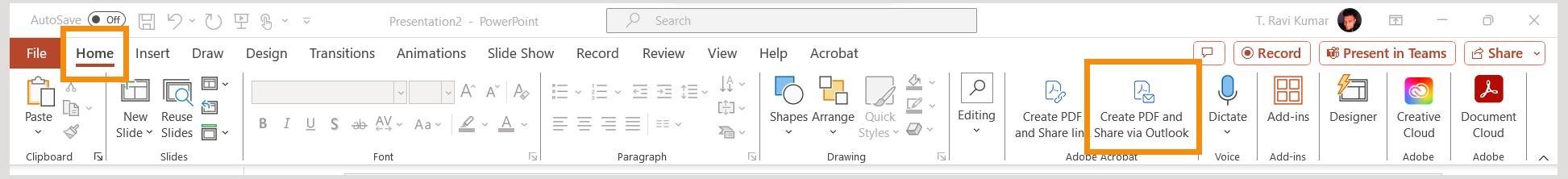在 Adobe Acrobat 中使用 PDFMaker 建立 PDF (Windows)
