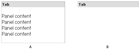 在 Dreamweaver 中使用 Spry 可收合面板 Widget