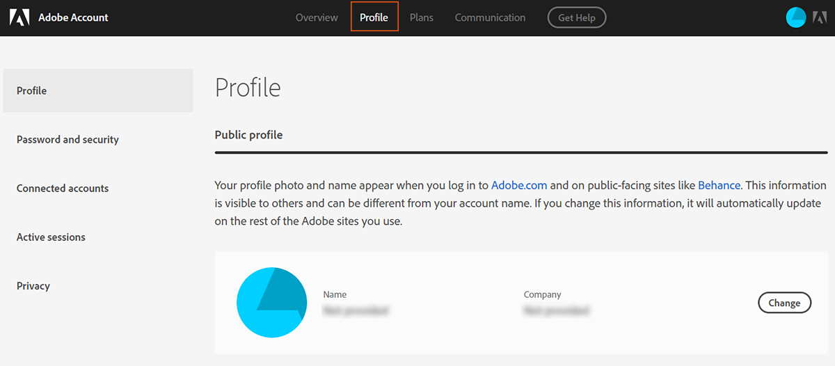 建立或更新您的 Adobe ID