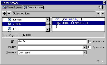 Adding actions to shared buttons