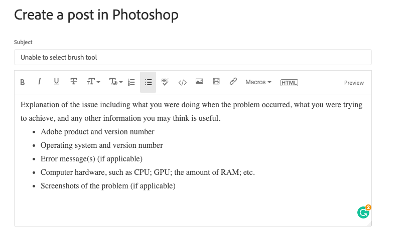 Adobe Support Community | How-To Guide