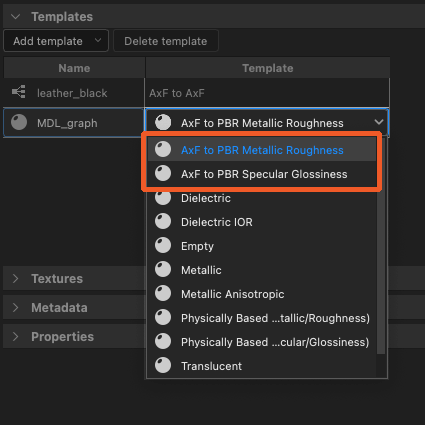 AxF (Appearance eXchange Format) | Substance 3D Designer