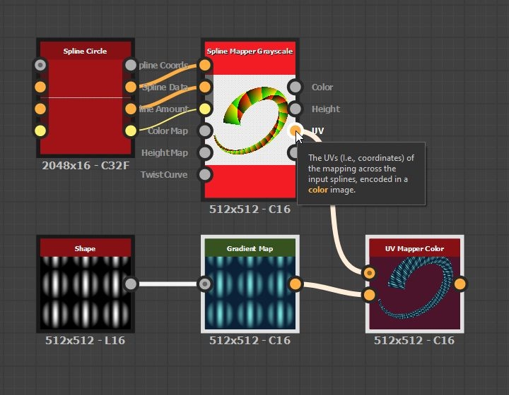 UV Mapper Color | Substance 3D Designer