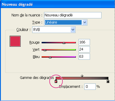 Adobe InDesign * Dégradés