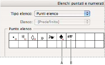 Adobe InCopy * Elenchi puntati e numerati