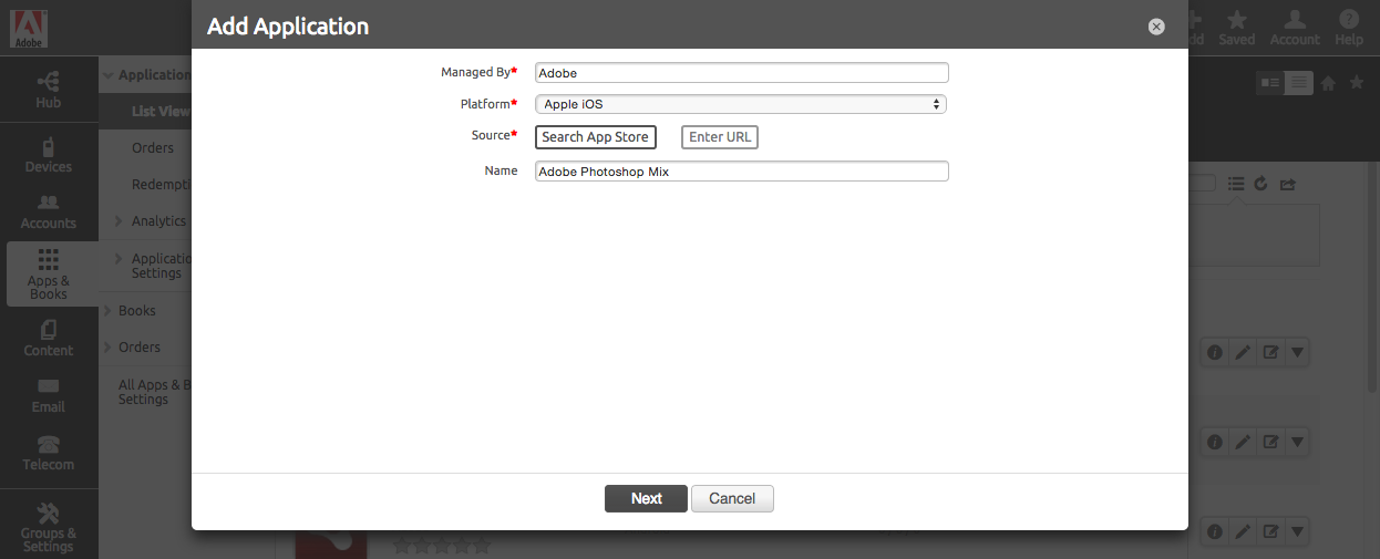 Deploying the Adobe Creative Cloud Mobile Apps