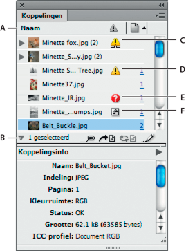 Adobe InDesign * Koppelingen naar afbeeldingen beheren